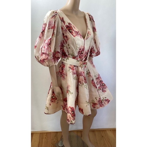 Zimmermann | Dresses | Zimmermann Puff Sleeve Minidress 223 Collection ...